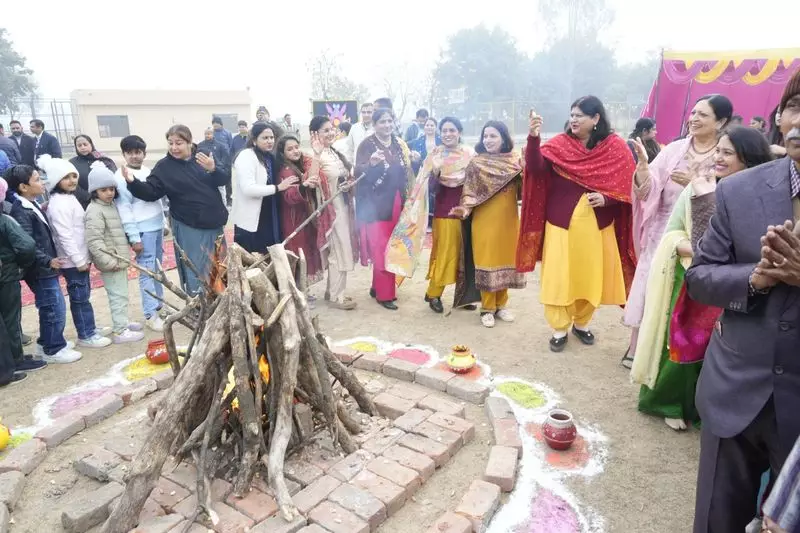 Schools Across Punjab and Haryana Celebrate Lohri with Traditional ...